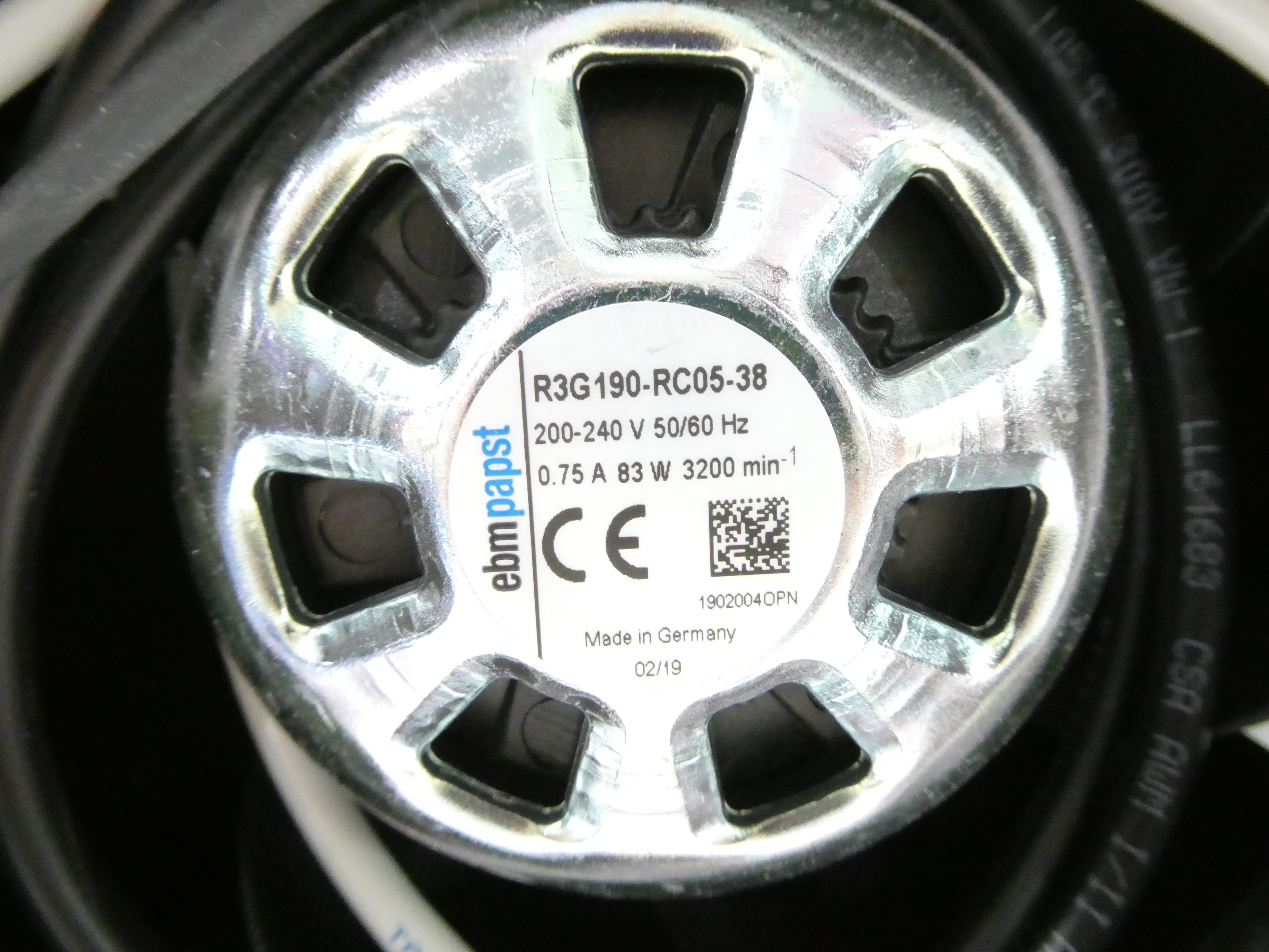 INVENTUM S1051086 (EBM PAPST R3G190-RC05-38) VENTILATORBOX – SZ Handel