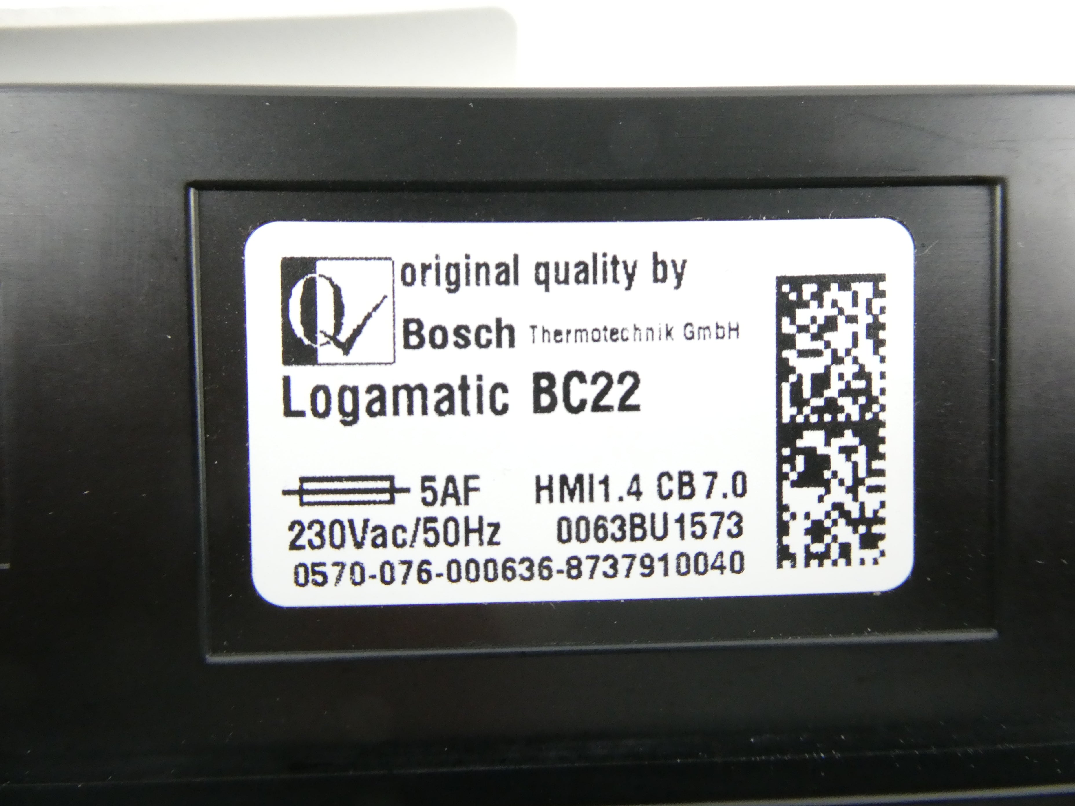 NEFIT BOSCH 8738901423 (Logamatic BC22) BRENNERSTEUERUNG – SZ Handel