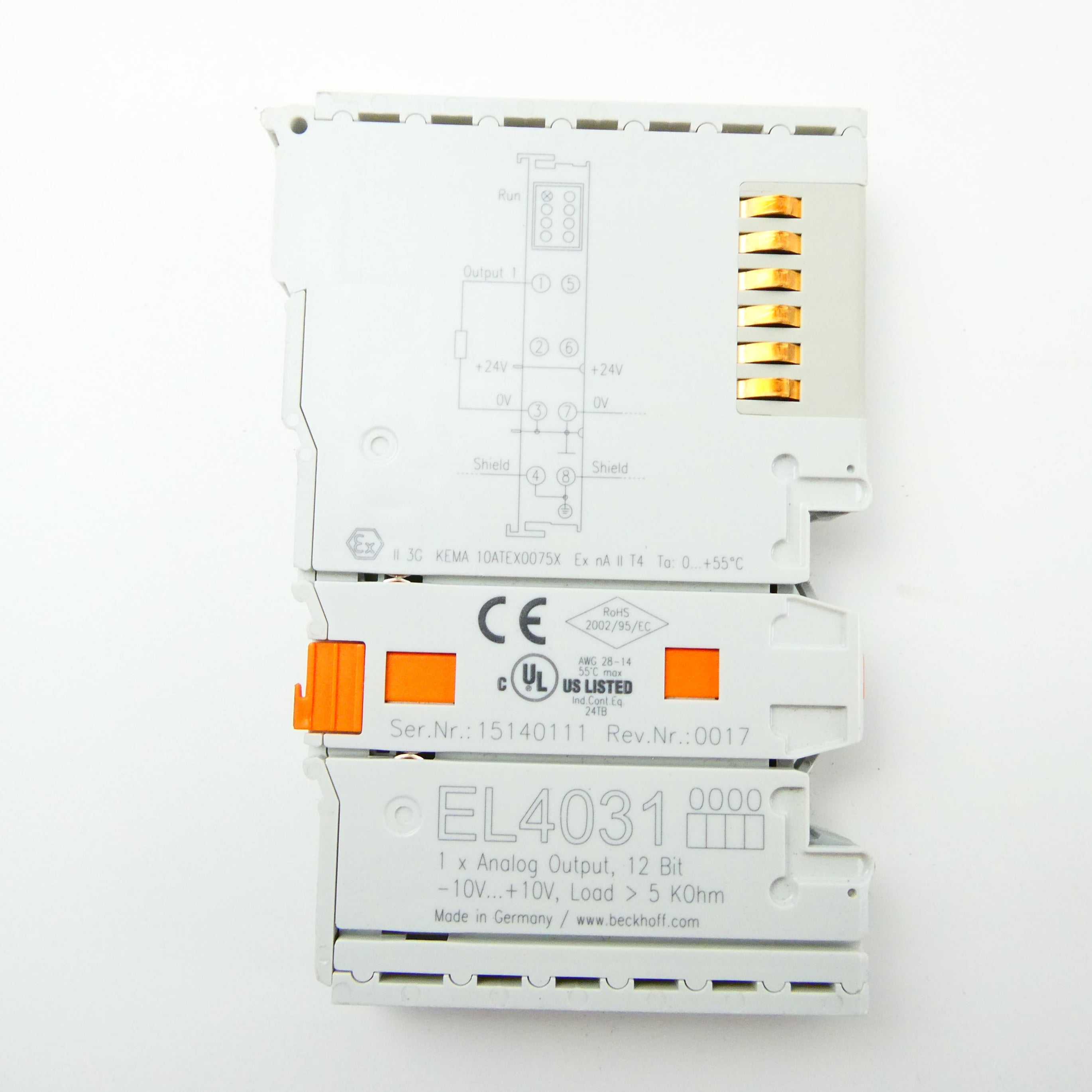 BECKHOFF EL4031 ANALOG OUTPUT – SZ Handel