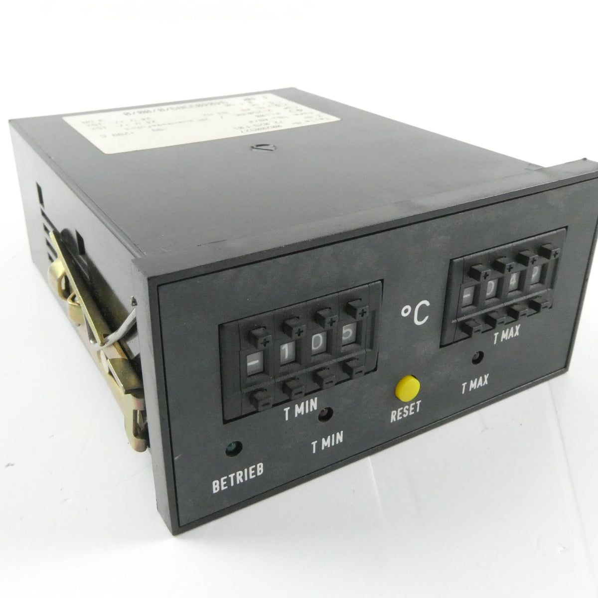 JUMO BUDERUS TBw-48/d ANALOG TEMPERATURE COUNTER – SZ Handel