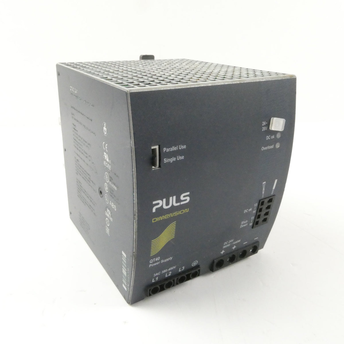 PULS QT40.241 (24V 40A 960W) DIMENSION POWER SUPPLY 3-Phase – SZ Handel