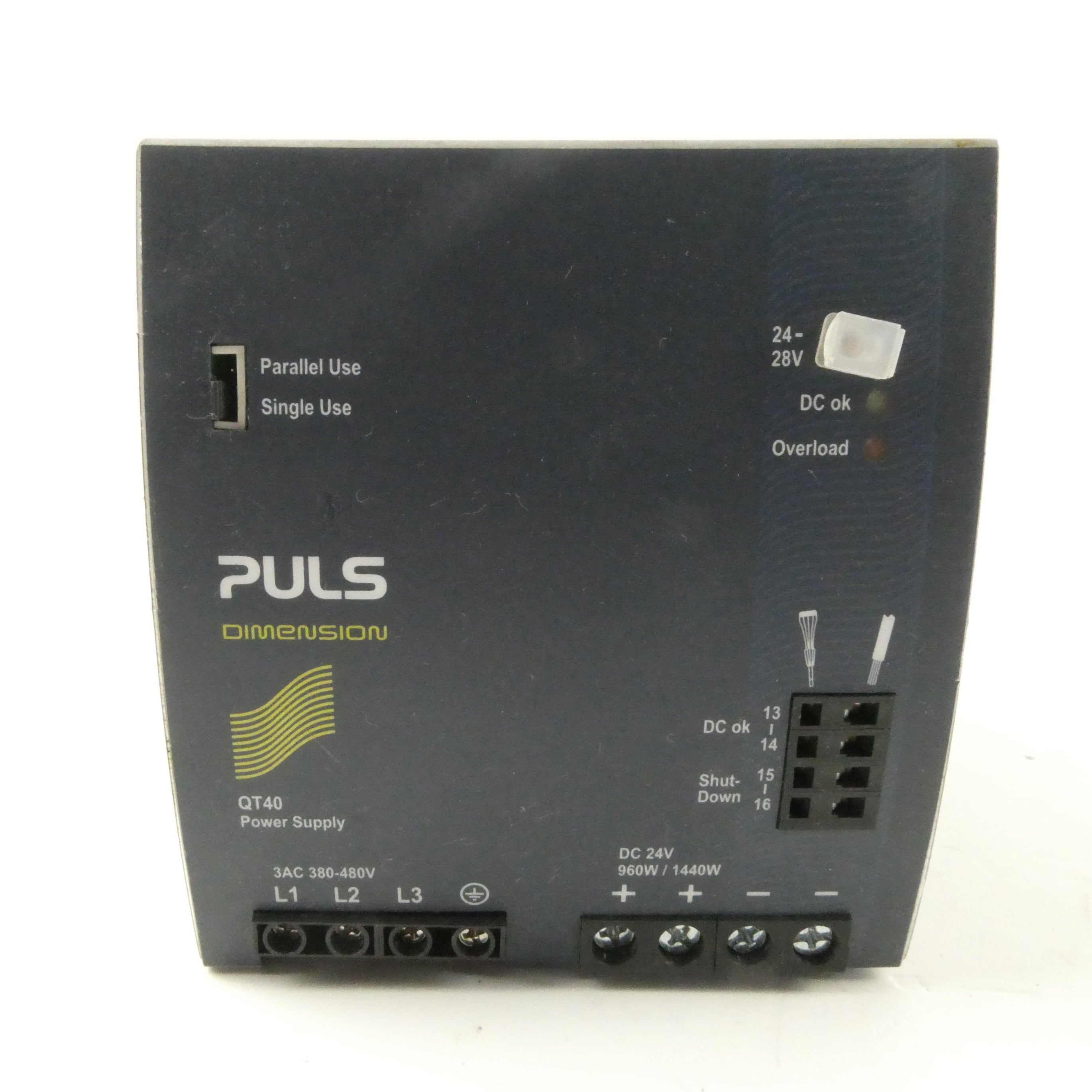PULS QT40.241 (24V 40A 960W) DIMENSION POWER SUPPLY 3-Phase – SZ Handel