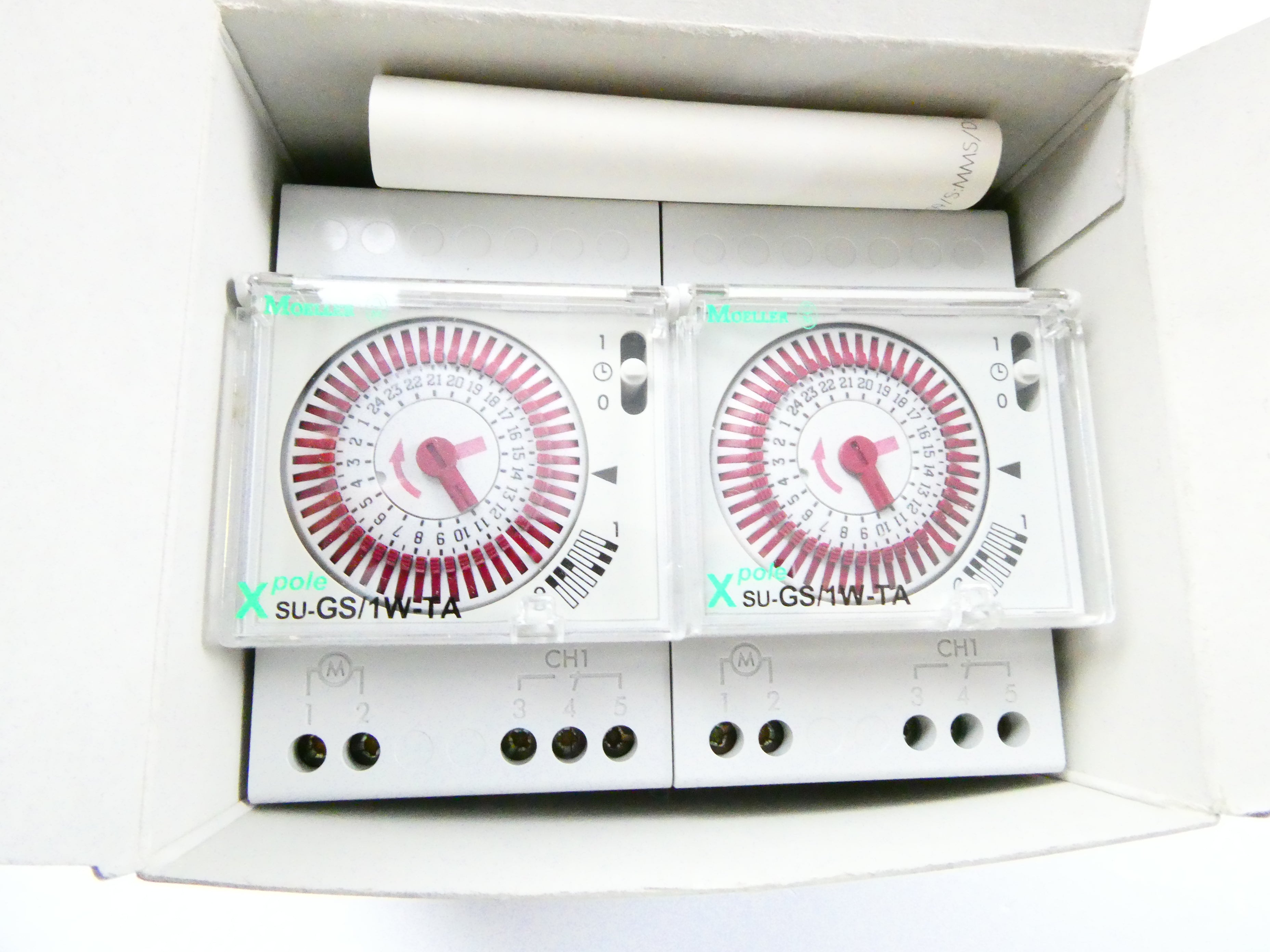 2x MOELLER SU-GS/1W-TA (230VAC 50Hz 16A) TIMER SYNCHRONOUS - set of 2 – SZ Handel
