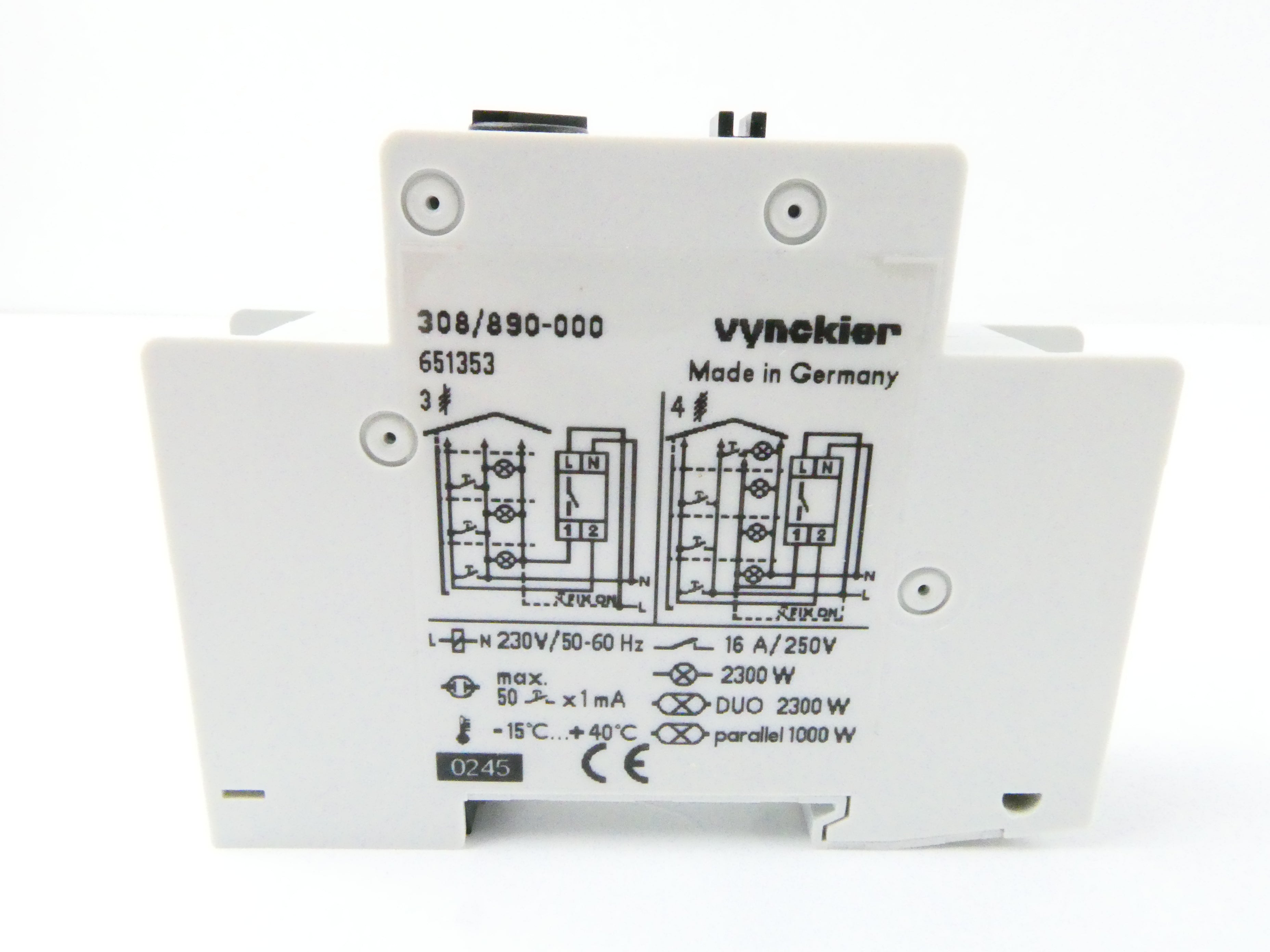 VYNCKIER 308/000890-000 (651353) (230VAC 50Hz)TREPPENLICHTZEITSCHALTER ...