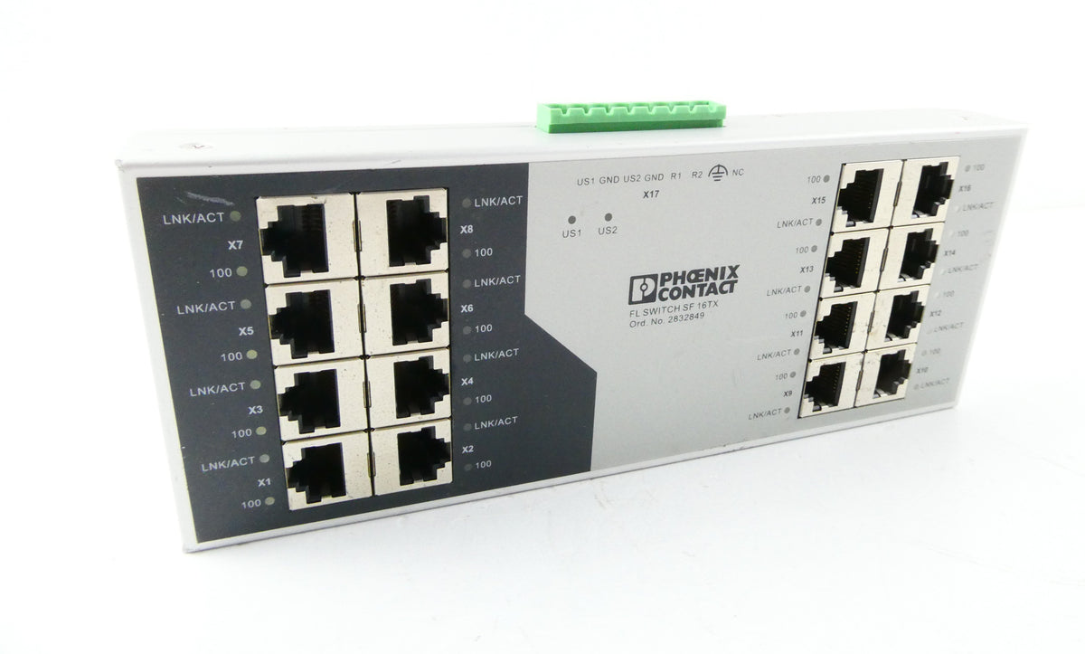 PHOENIX CONTACT FL SWITCH SF 16TX (2832849) INDUSTRIAL ETHERNET – SZ Handel
