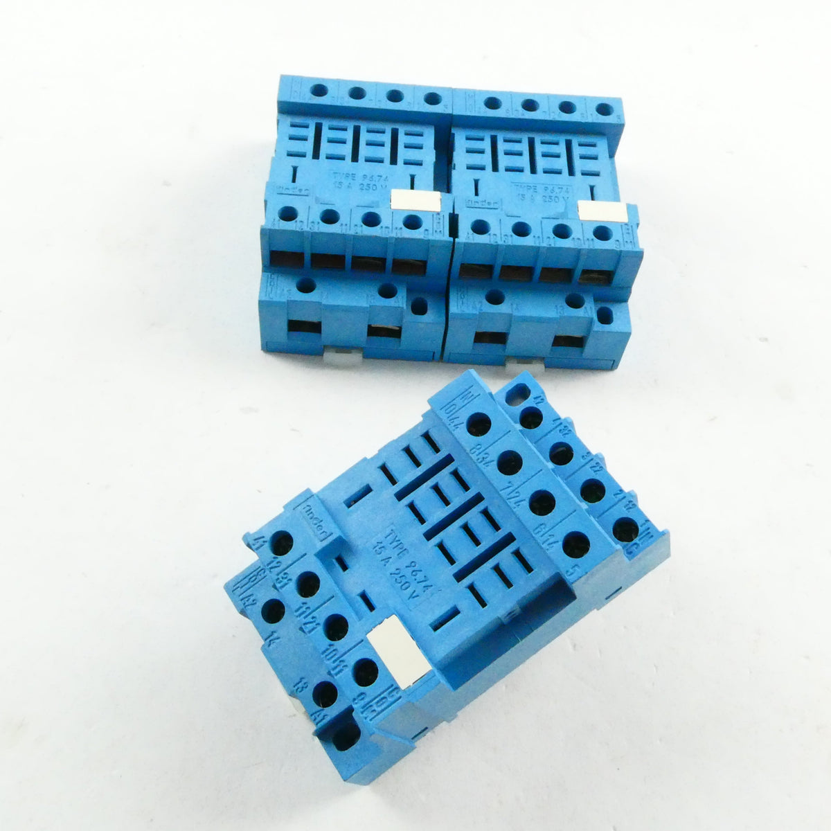 3x FINDER TYPE 96.74 RELAY SOCKET (15A 250V) - set of 3 * – SZ Handel