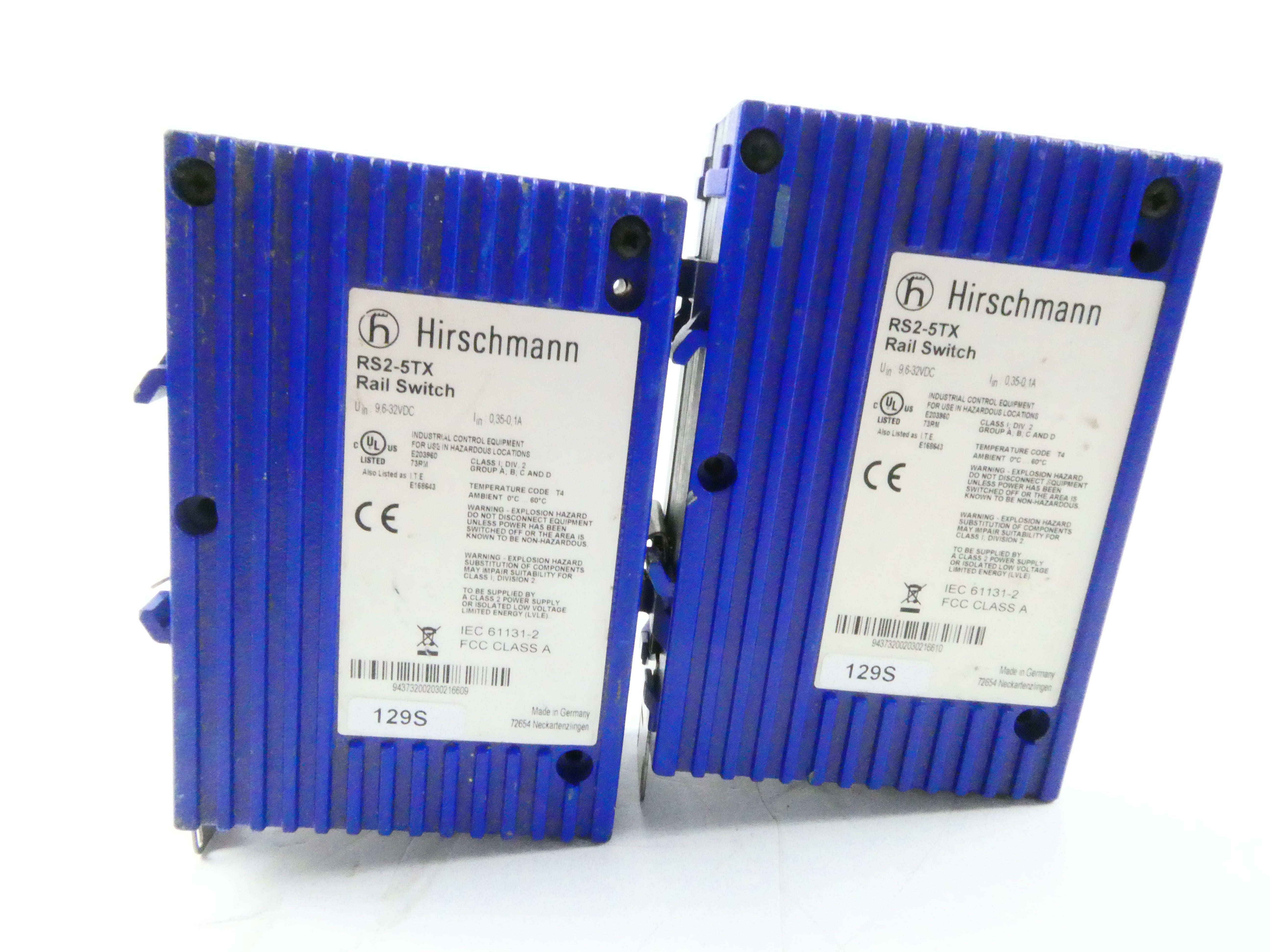 2x HIRSCHMANN RS2-5TX RAIL SWITCH - set of 2 – SZ Handel