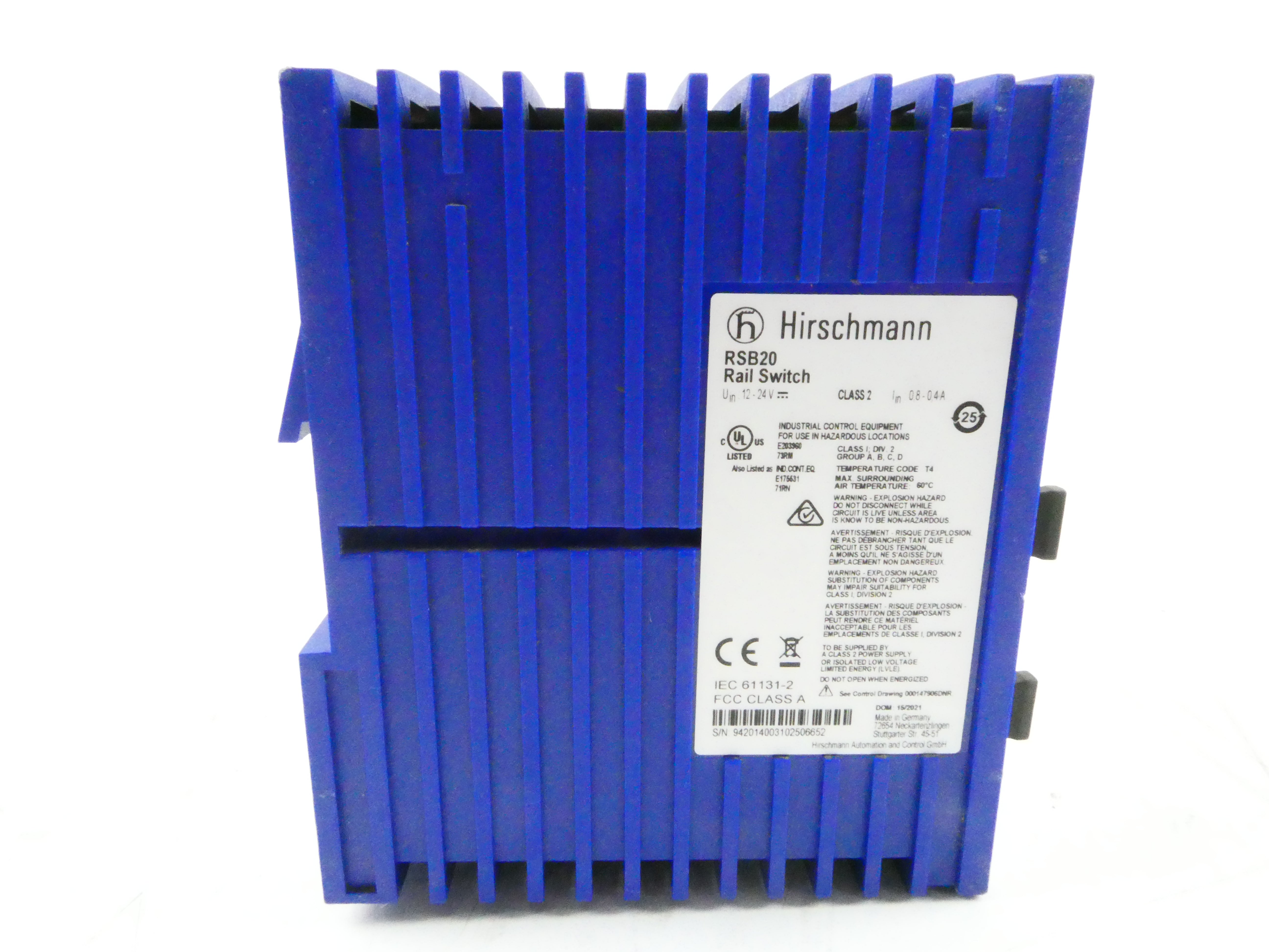 HIRSCHMANN RSB20 RAIL_SWITCH – SZ Handel