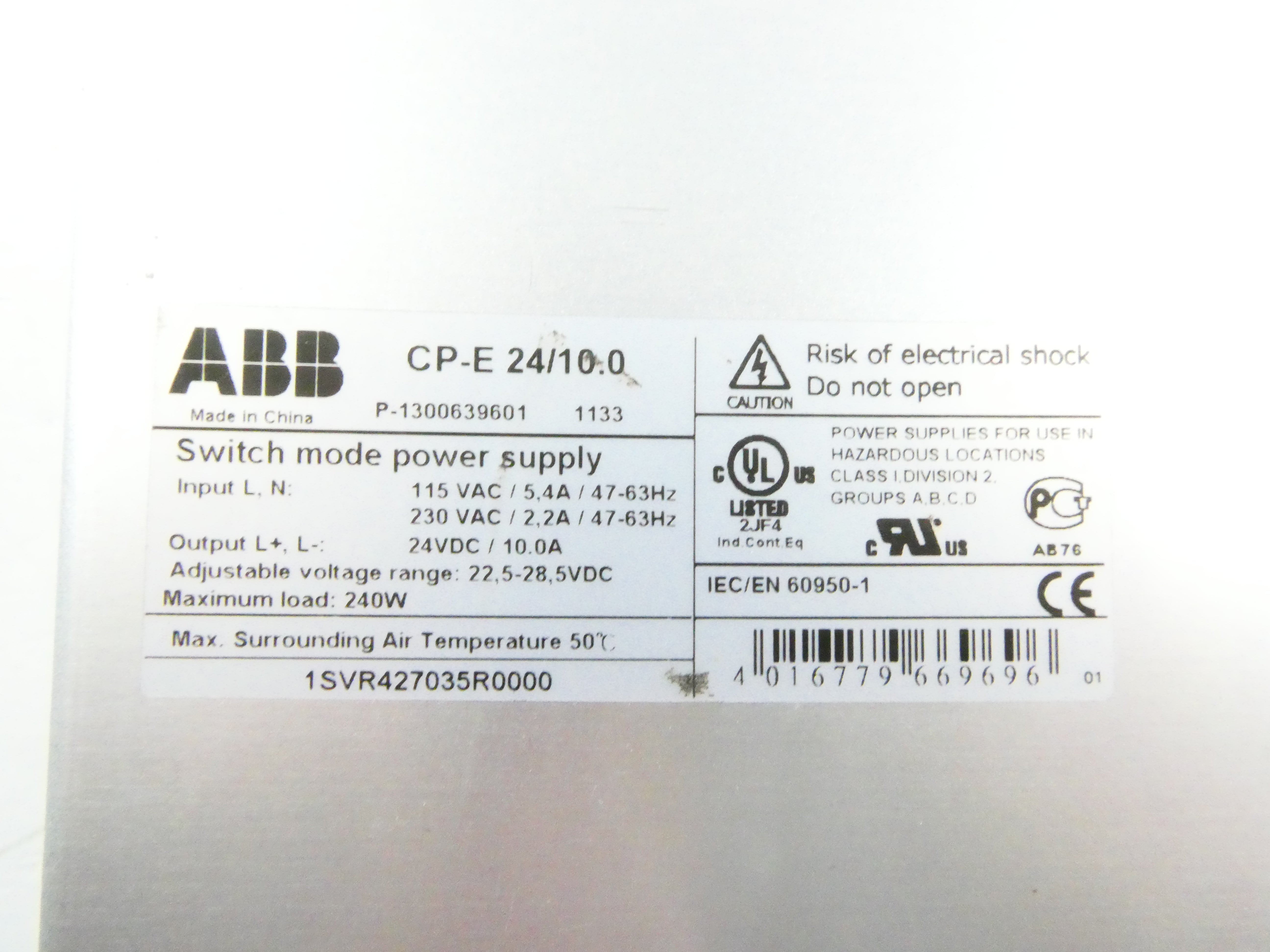 ABB CP-E 24/10.0 (1SVR427035R0000) NETZTEIL – SZ Handel