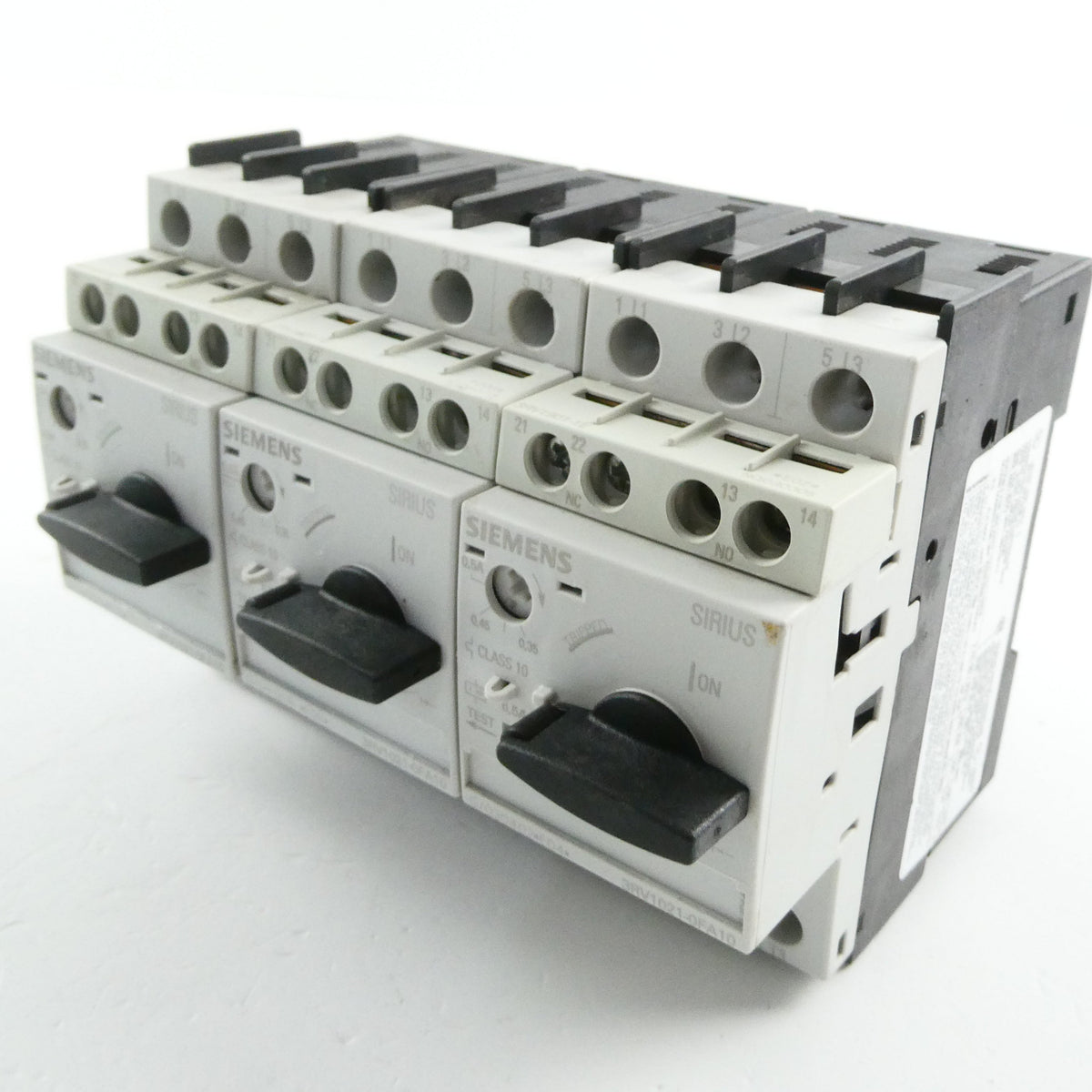 3x SIEMENS 3RV1021-0FA10 CIRCUIT BREAKER - set of 3 * – SZ Handel