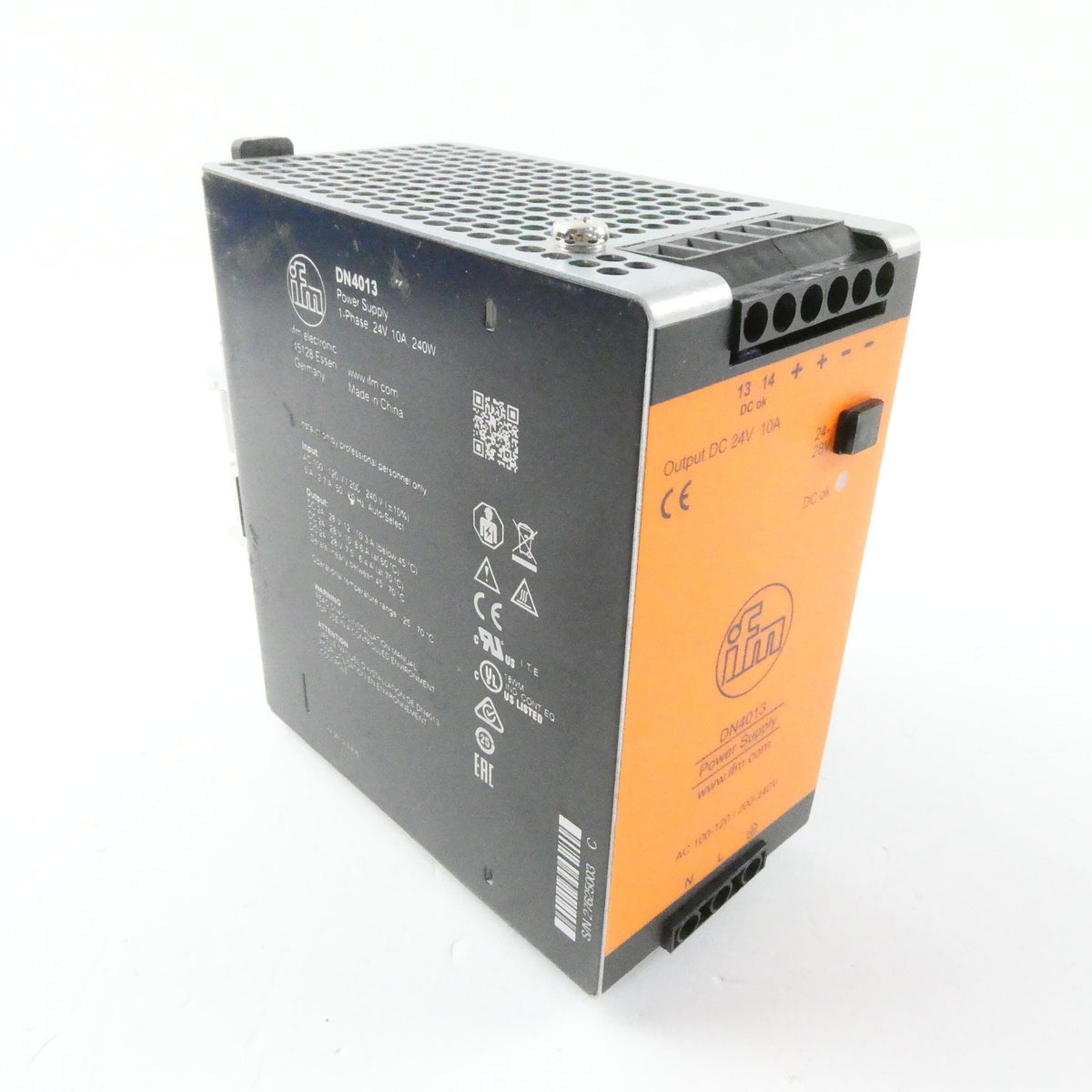 IFM DN4013 (1-Phase 24V 240W) POWER SUPPLY – SZ Handel
