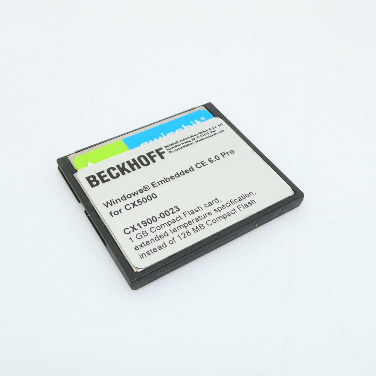 BECKHOFF CX1900-0023 1 GB COMPACT FLASH CARD – SZ Handel